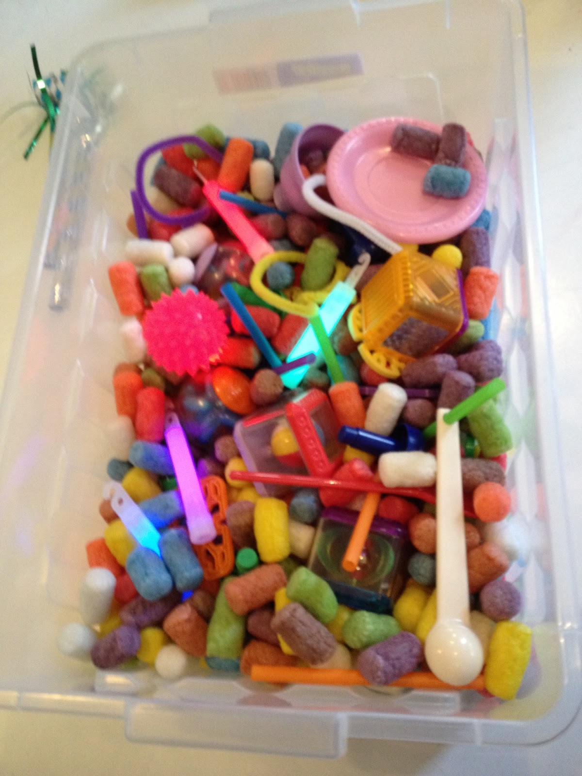 Learning In Grace: Birthday Sensory Bin