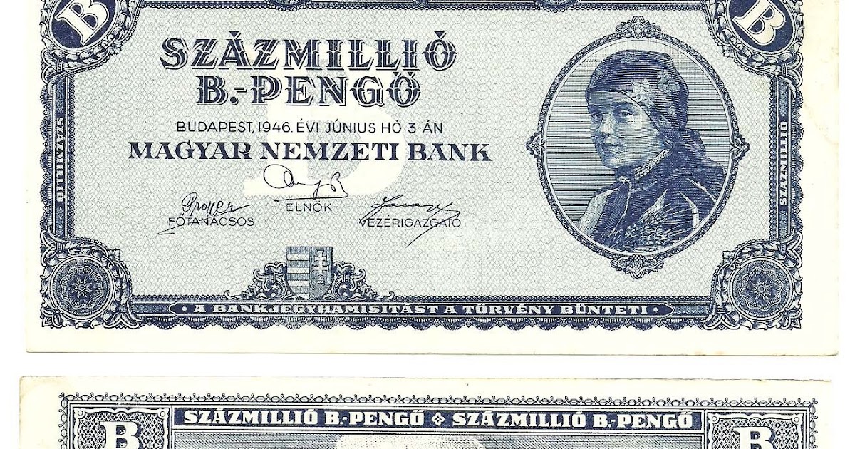 Jacob's Currency Collection: Hyperinflation in Hungary