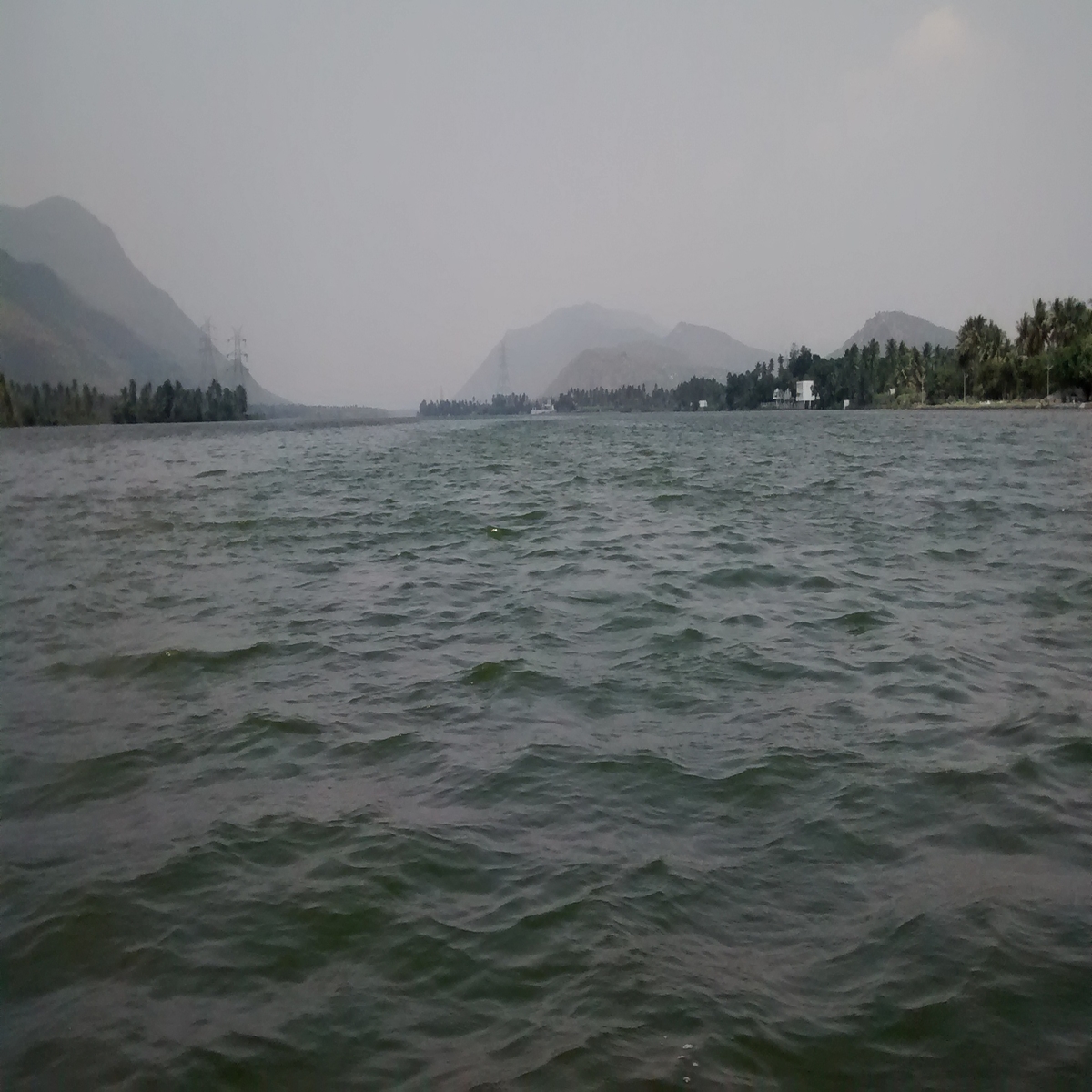 the river along poolampatti village