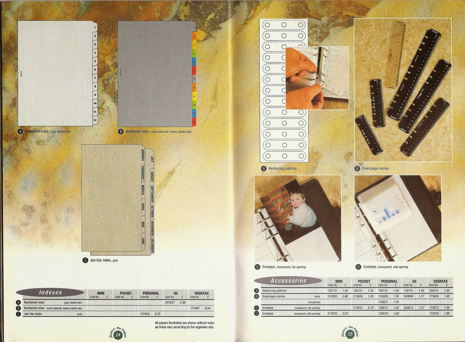 Philofaxy: Filofax Catalogue 1998