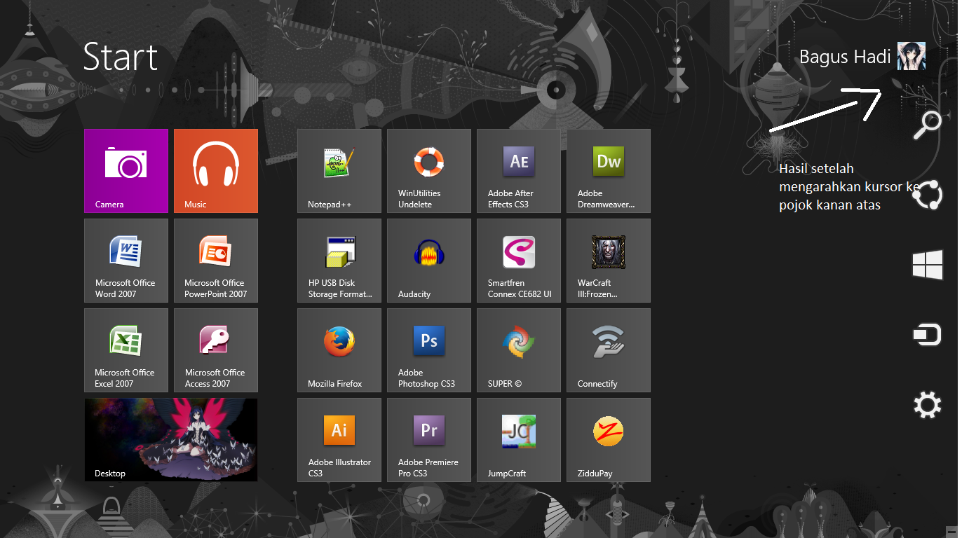 Cara Mengganti Background Windows 8