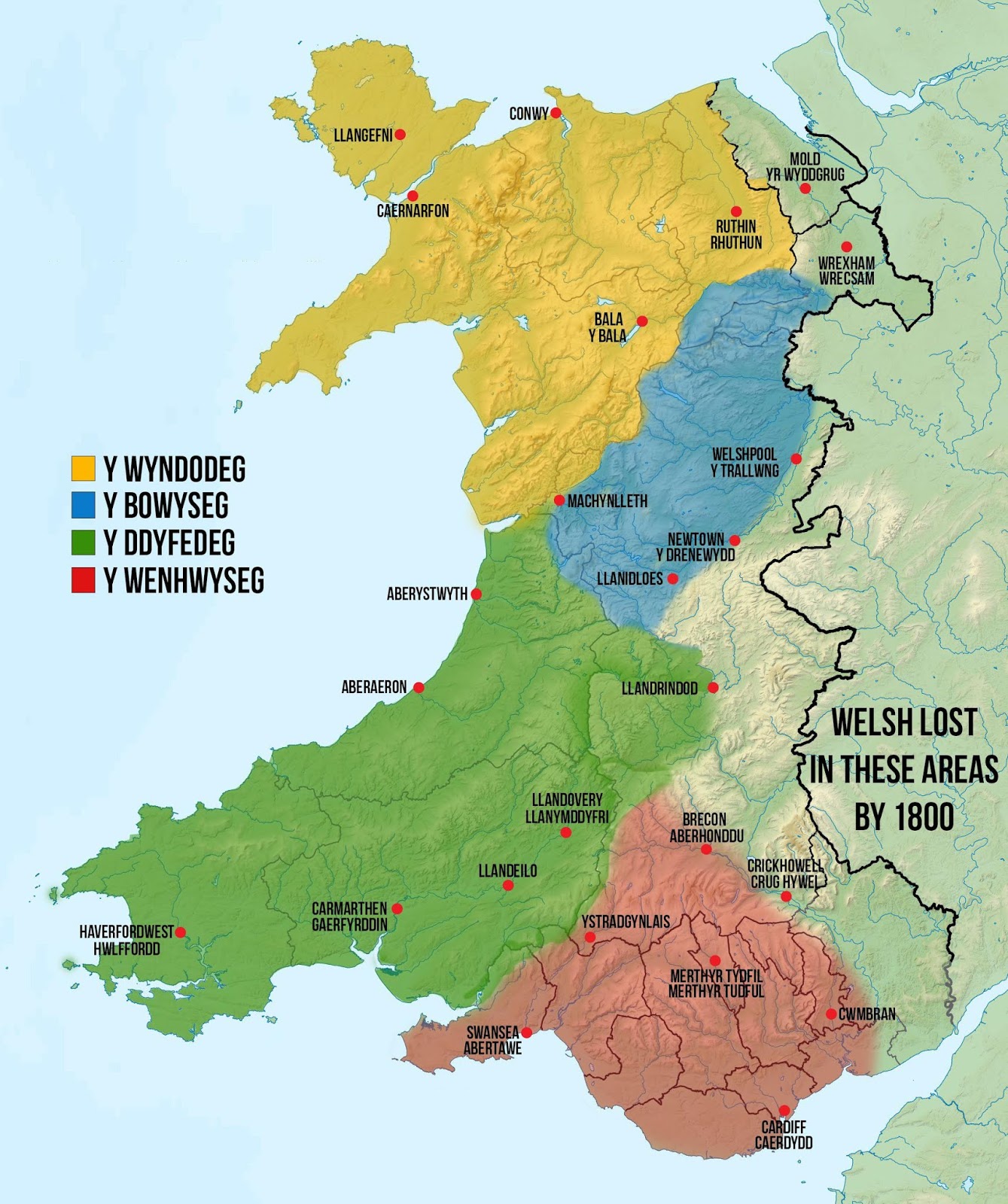 The On-Line Buzzletter: Dialects Of Wales: How One Country Has Five ...