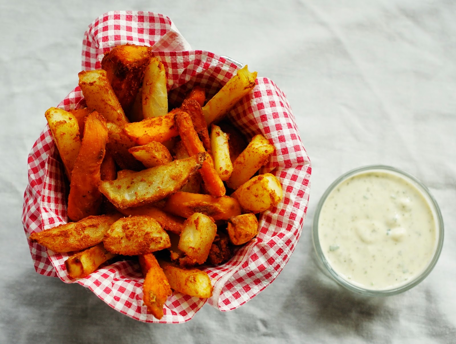 Southern Fries & Cool Ranch Dip |Euphoric Vegan