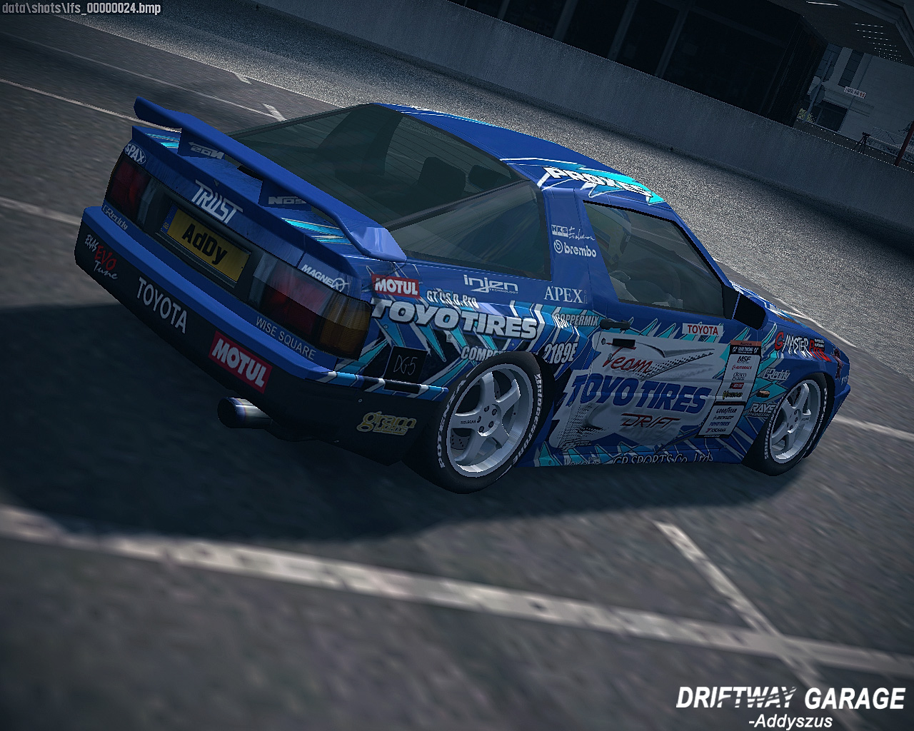 Rydsei Factory: LIVE FOR SPEED: XRT Skin - Kawabata D1GP Toyo