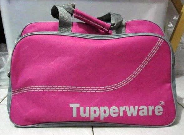 TOKO TUPPERWARE ONLINE : Tas KItbag PInk (ori From tupperware)