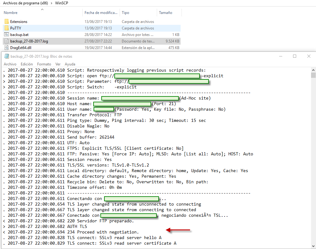 Automatizar copias de seguridad FTPS en Batch y Powershell con WinSCP ...