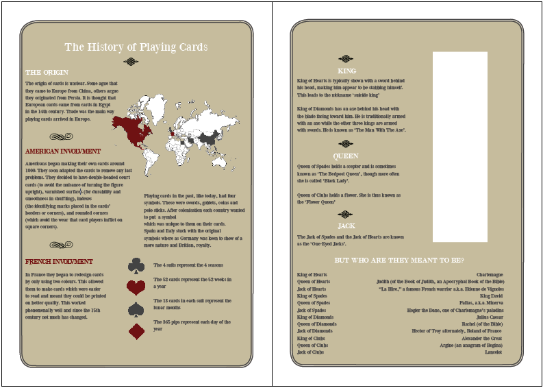 Design Practice: Brief 3 - Page Layout: Type and Colour Modifications