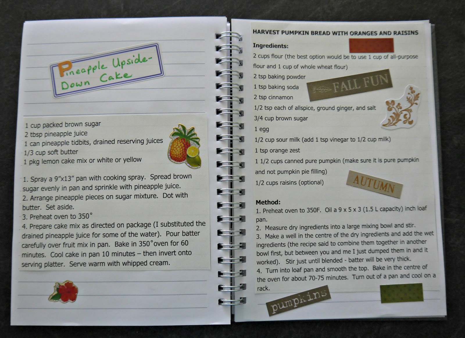 Sense and Simplicity: Kate's Recipe Book