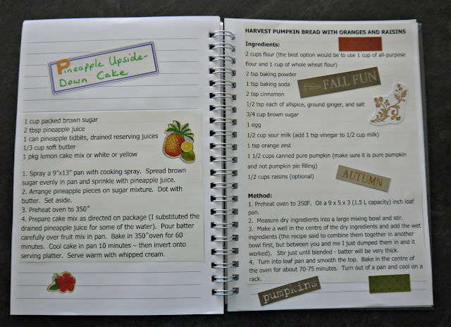 Sense and Simplicity: Kate's Recipe Book