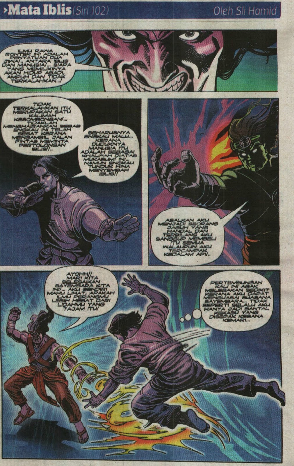 Komik Mata Iblis: Mata iblis 102