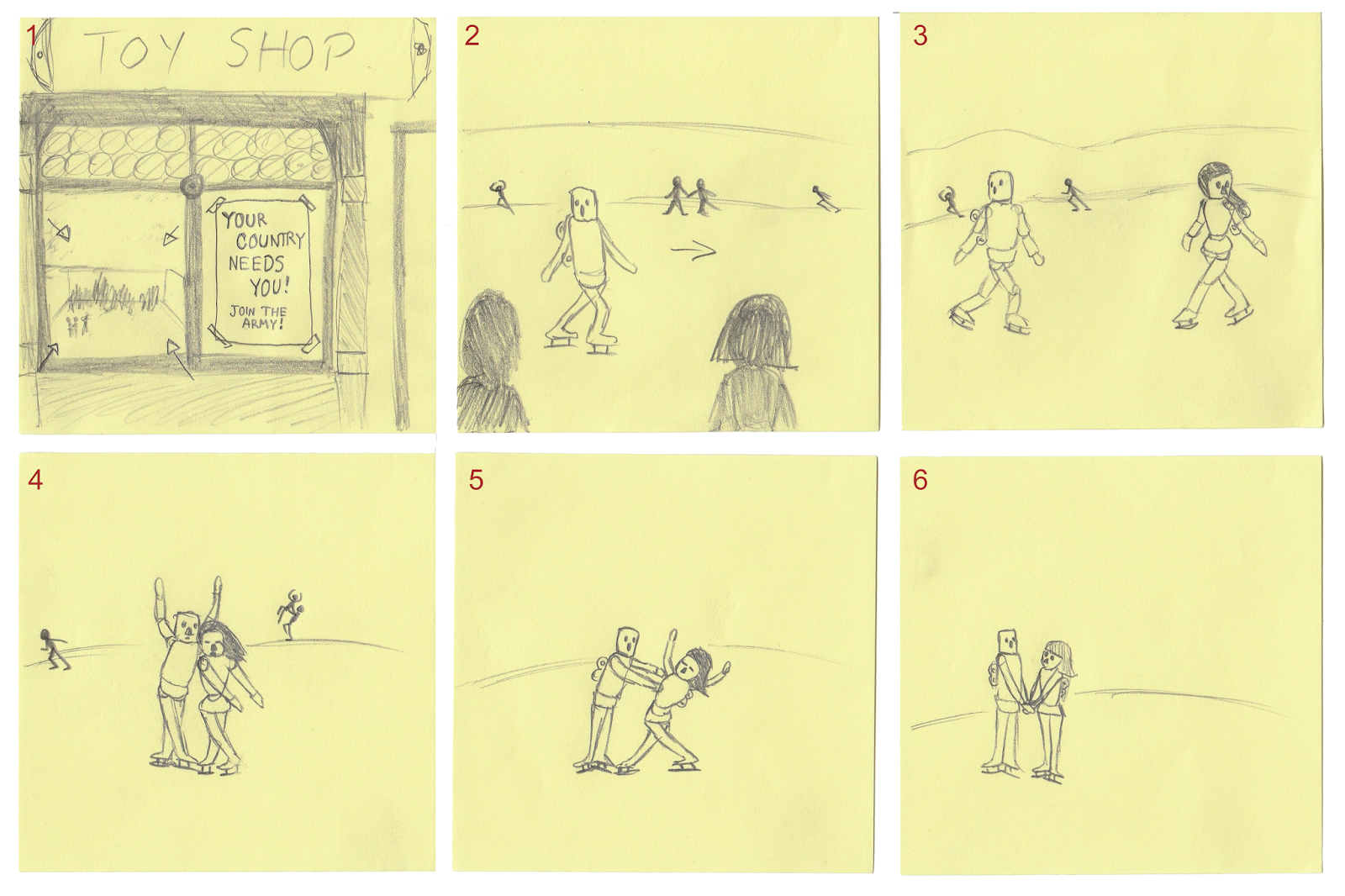 Charlie Serafini's Art Blog: Narrative - Rough Storyboard #1