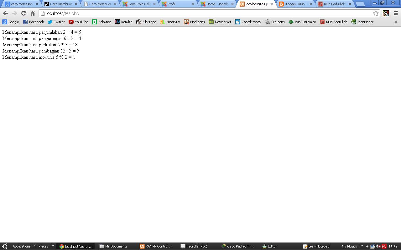 Muh Fadrullah: Contoh Sederhana PHP HTML Perhitungan