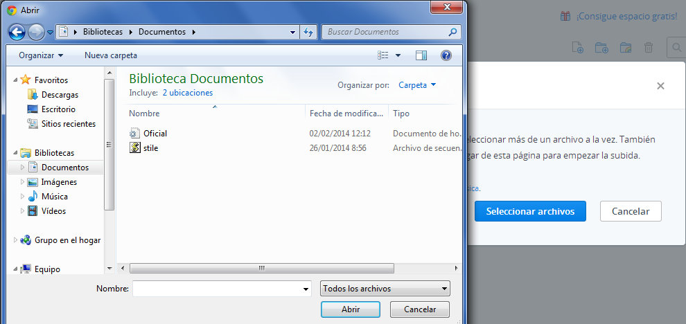 Como subir archivos css y js a dropbox y que funcionen - Aprendo Facilito