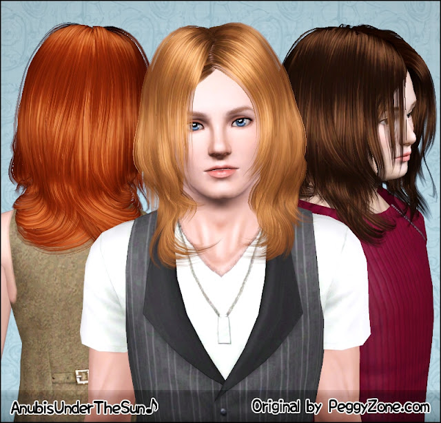 Anubis - Sims Stuff: Peggy Hair 737 ~ Pooklet'd for all ages and both ...