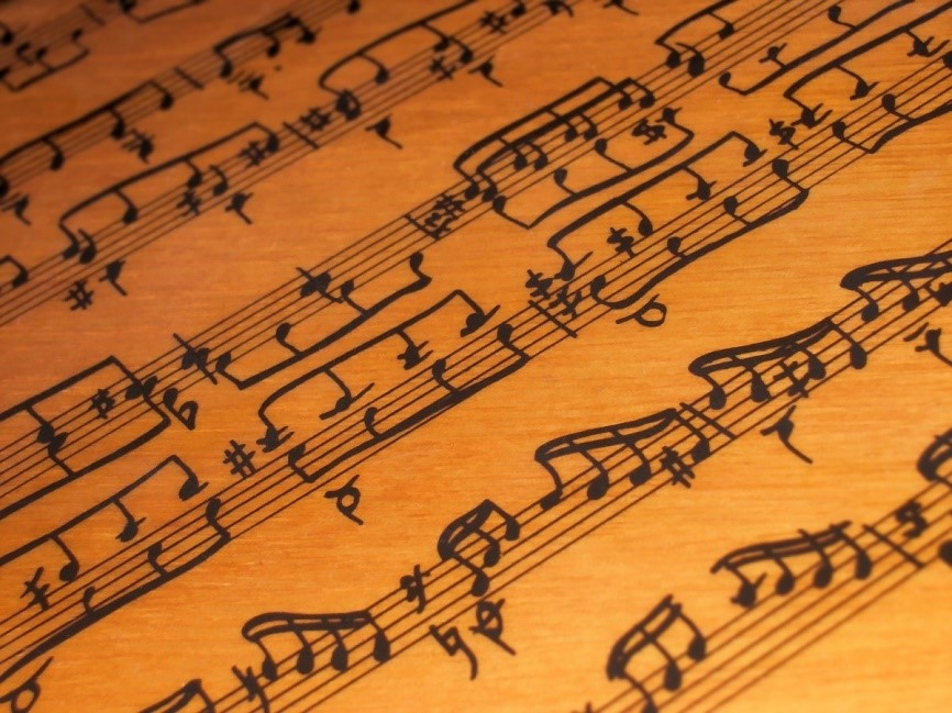 Notas Musicales en Letras