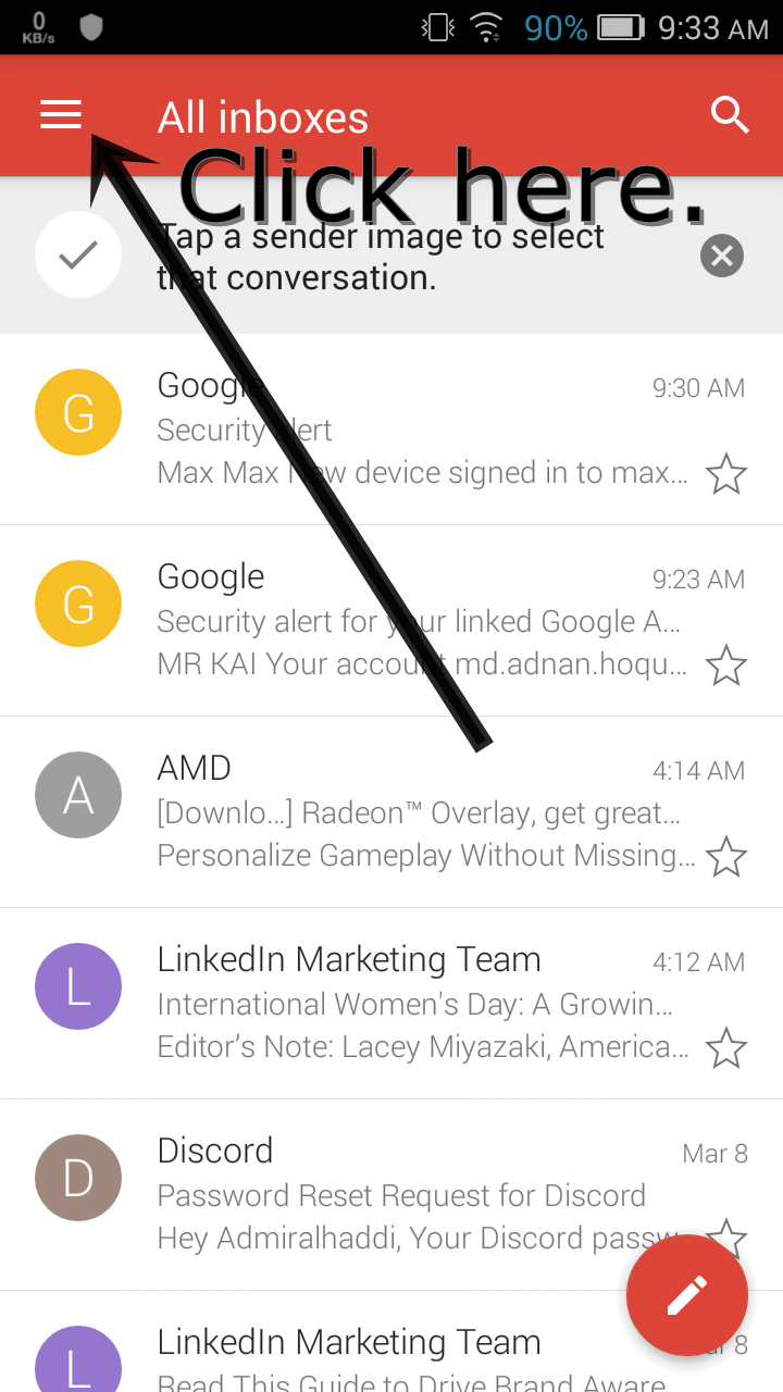 How to view multiple Gmail in one device - Spanirix
