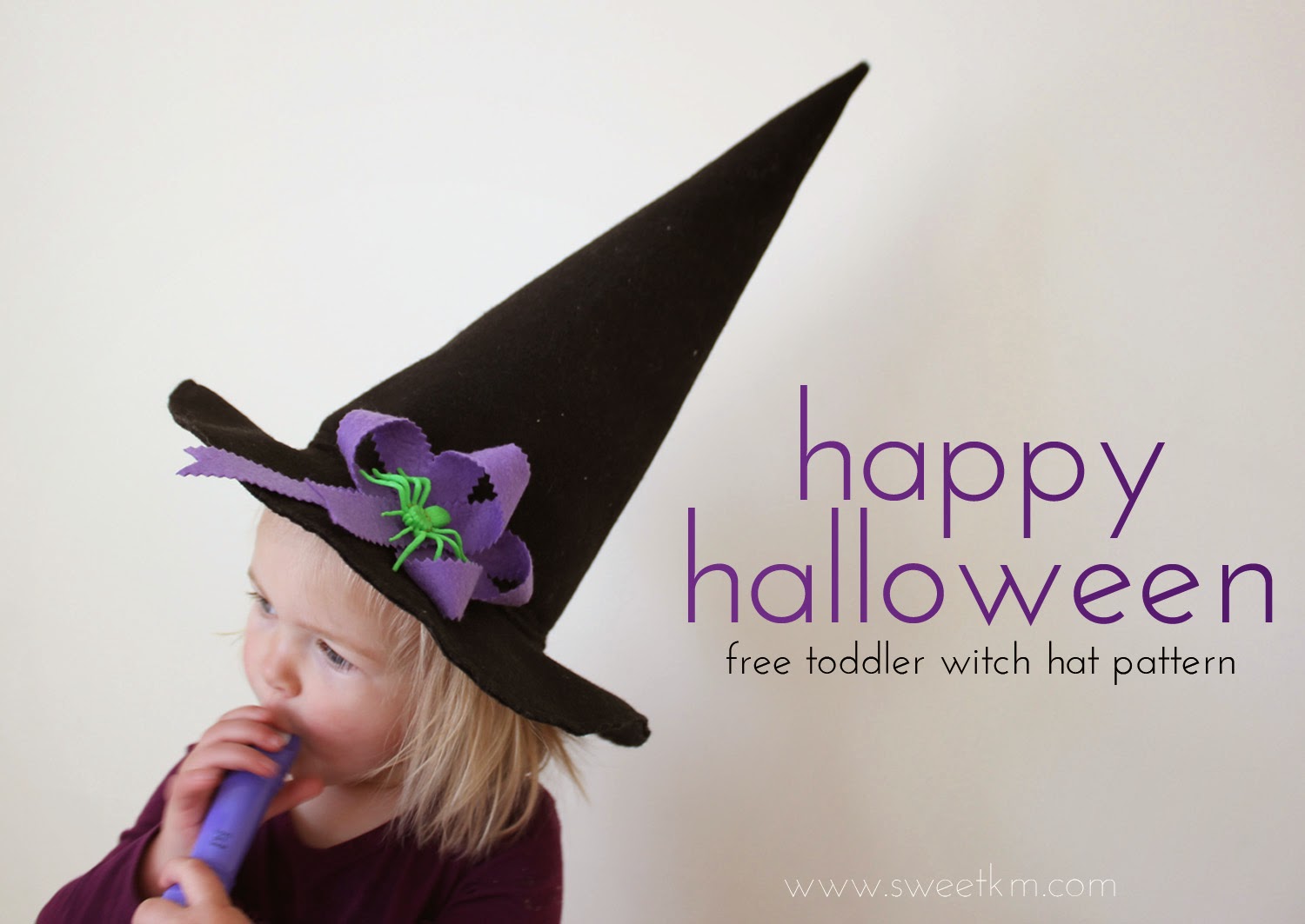Wholecloth: Free Toddler Witch Hat Sewing Pattern