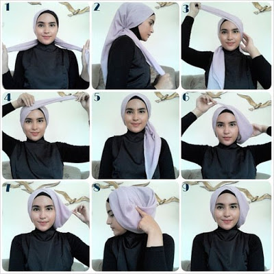 Tutorial Hijab Segi Empat Terbaru | Tutorial Hijab Terbaru 2017