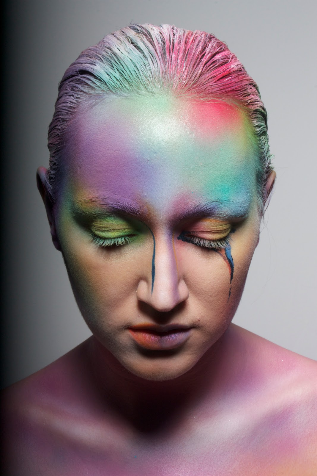 Begin Anywhere.: Explosion of Self - Testing makeup looks