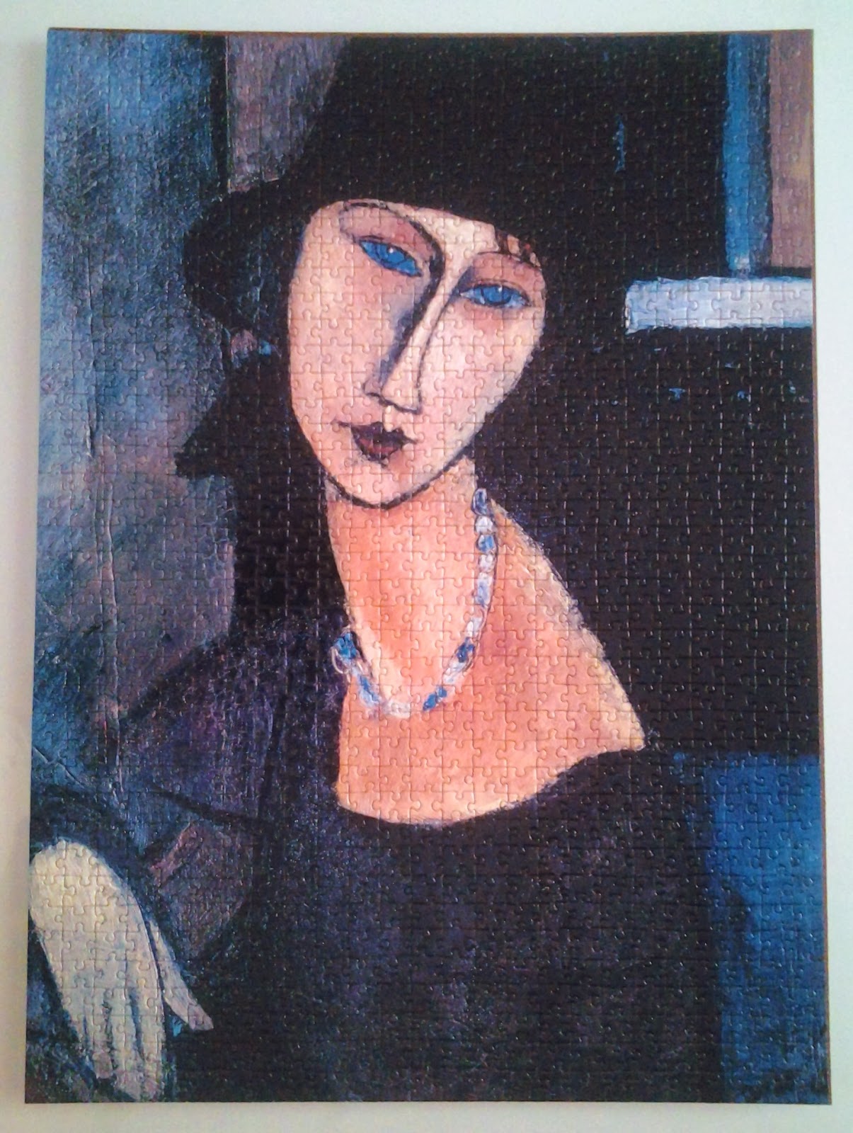 La Puzzlería de Su: Puzzle nº 7: Jeanne Hebuterne con Sombrero de ...