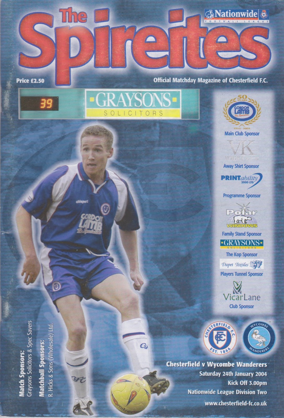 The Wycombe Wanderer: Chesterfield - Saltergate