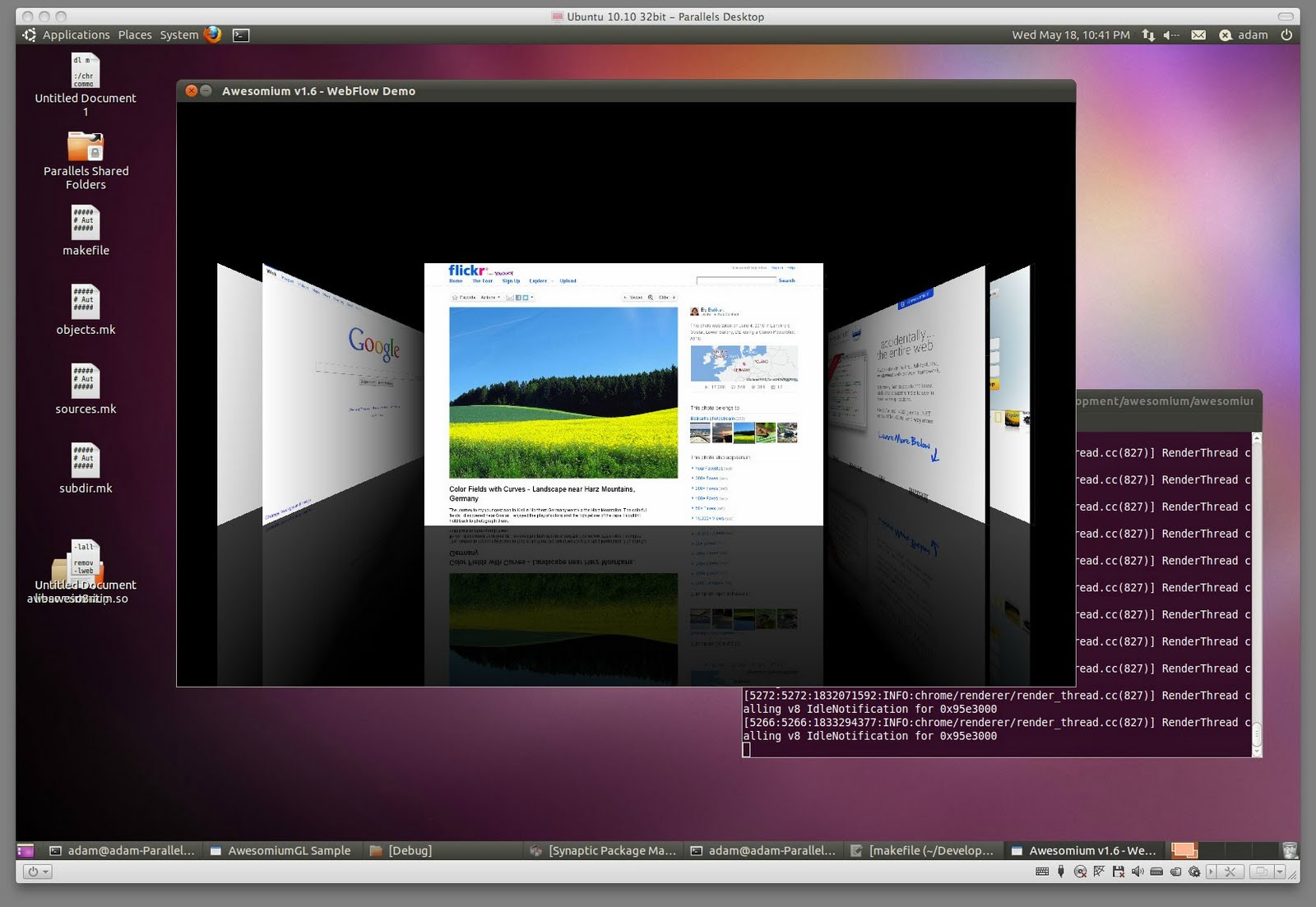 Awesomium Windowless Web Browser Framework Ported To Linux ~ Ubuntu Vibes 1938