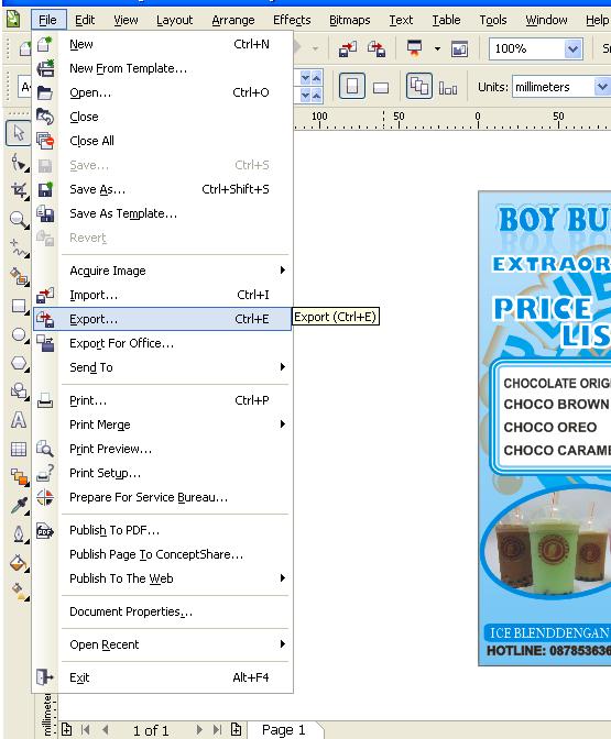 Tutorial Desain: Cara mengubah gambar vector menjadi bitmap menggunakan ...