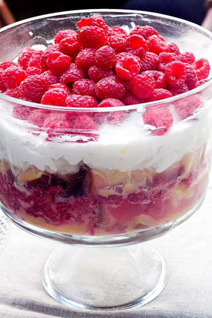 paiges of style: Easy Raspberry Lemon Trifle