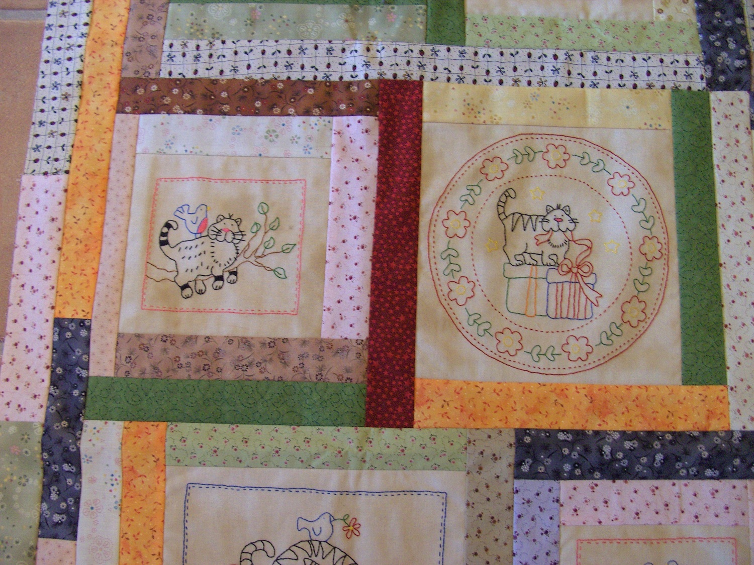 sigisart: Mein Brutus Catalicious Quilt nach Bronwyn Hayes