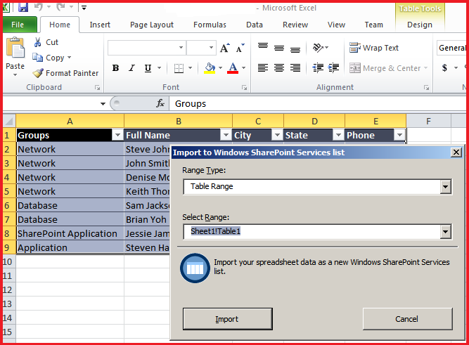 Amol Ghuge s SharePoint Blog List From Spreadsheet Using SharePoint Amol Ghuge s SharePoint Blog List From Spreadsheet Using SharePoint