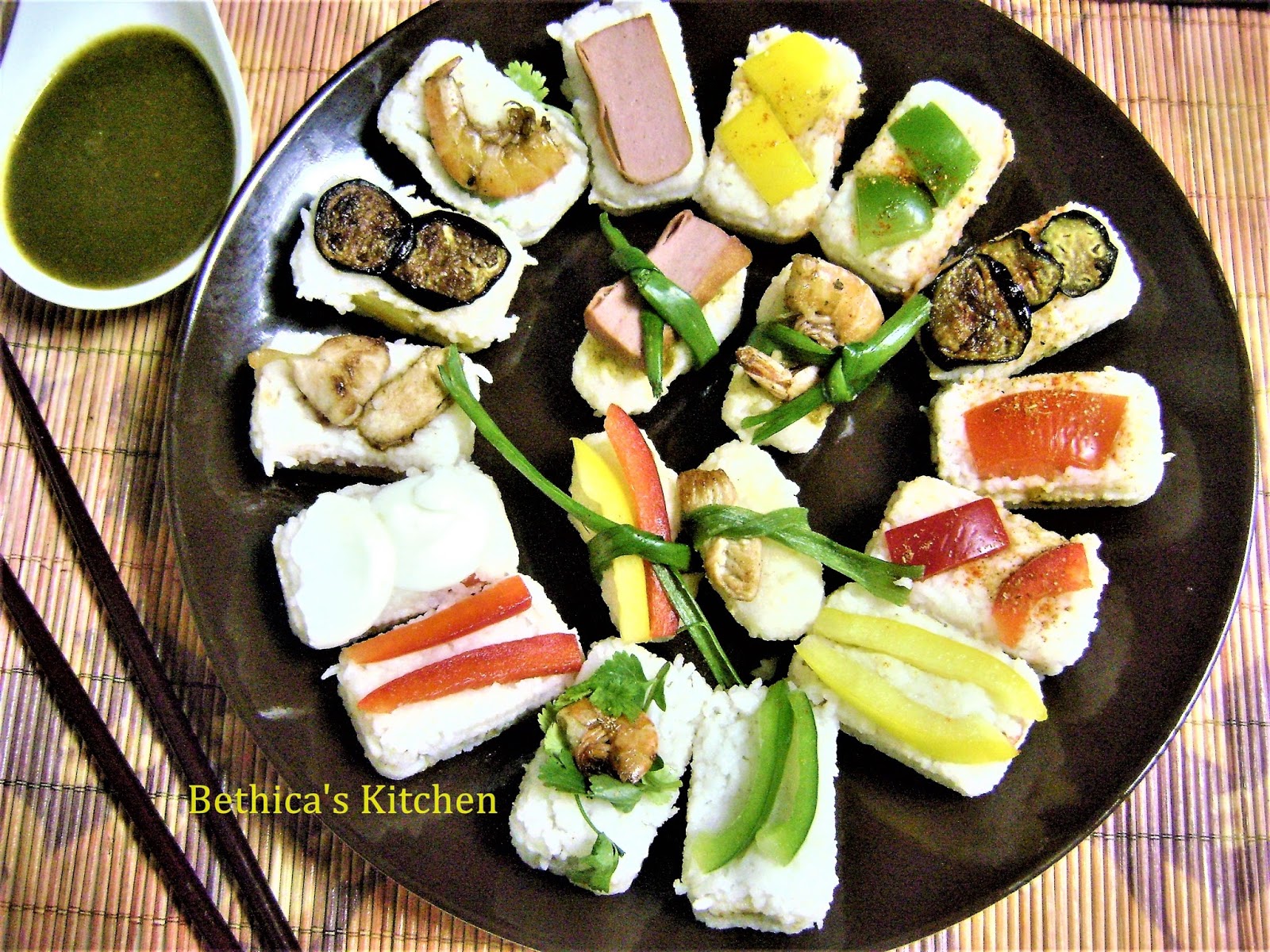 Bethica's Kitchen Flavours: Japanese Nigiri Sushi with Indian Flavours ...