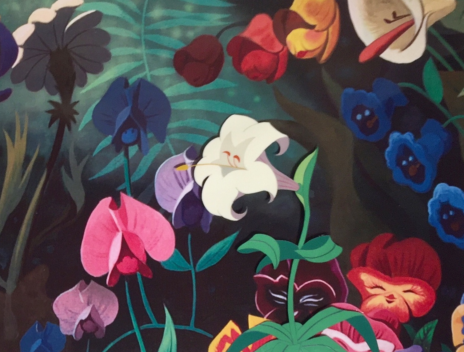 Alice In Wonderland 1951 Flowers