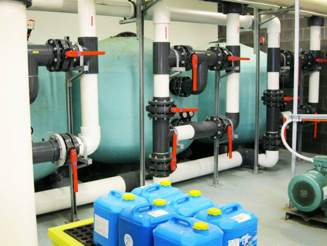 ALBIAN POOL: INSTALASI POMPA DAN FILTER RUANG POMPA