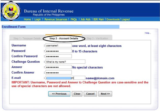 How to Register with the BIR eFPS (eFiling and Payment System) - Ines ...