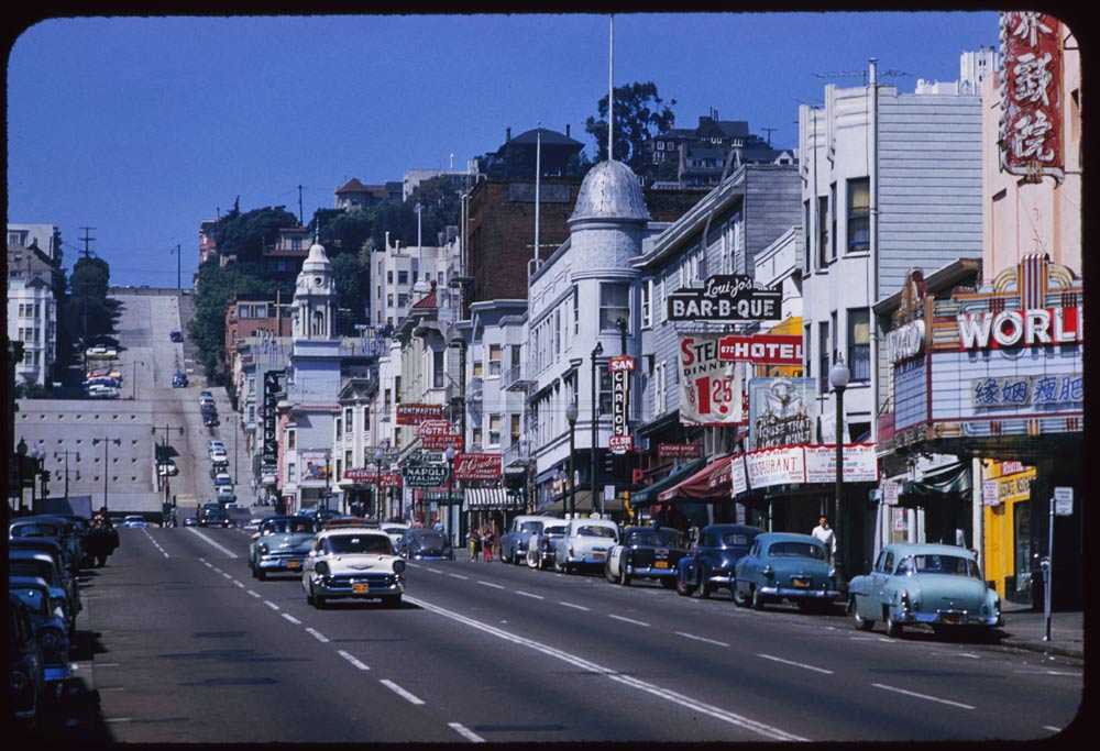 Wonderful Color Photographs of Streets of San Francisco in the 1950s ...