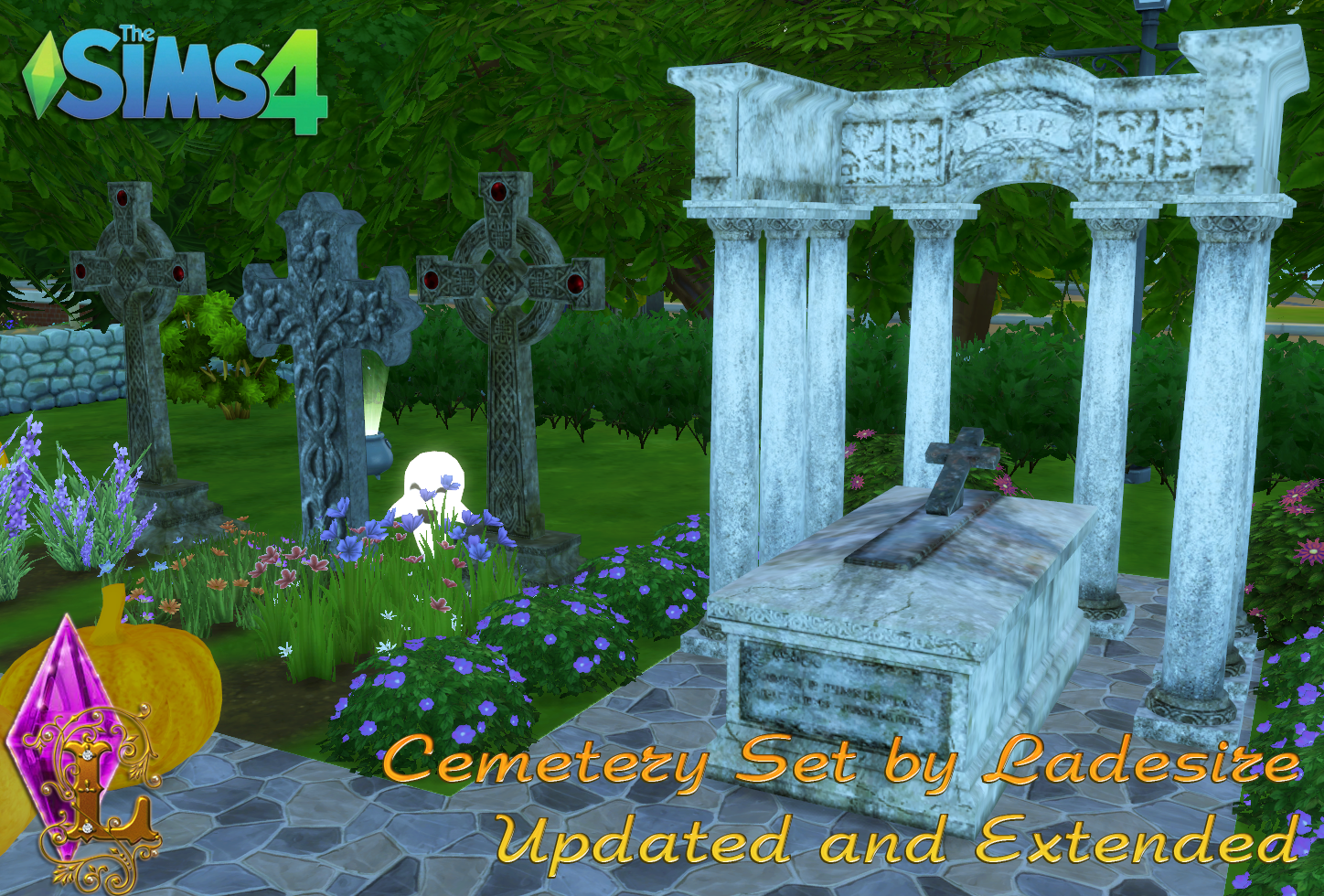 Ladesire's creative corner): TS4 - Cemetery Set (Updated and Extended ...