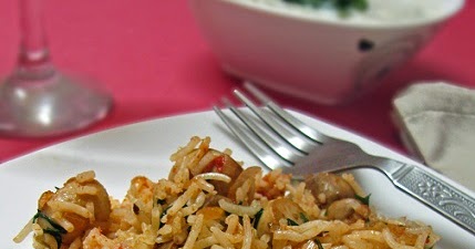 AmazingRasoi: Mushroom Rice