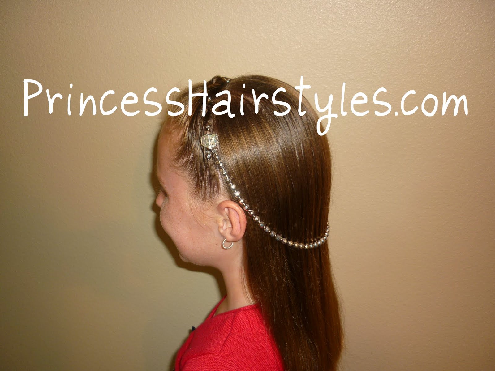 Halloween Hairstyles, Princess Braided Headband With Jewels ...