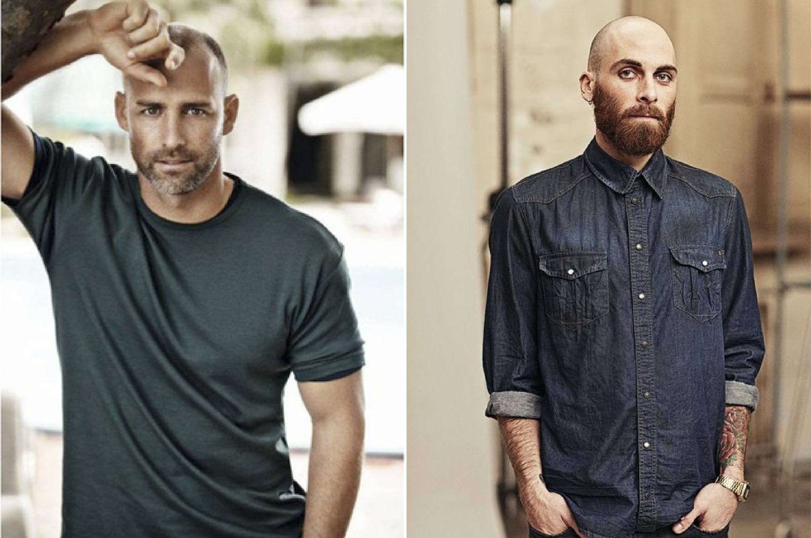 Trendy Dudes : Carecas barbudos