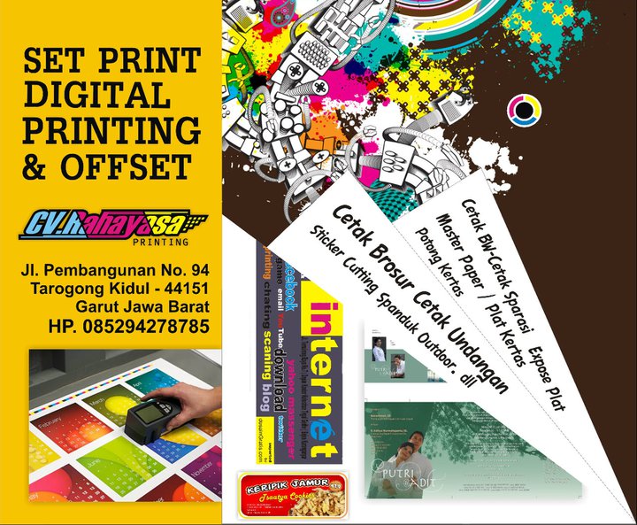 Brosur Percetakan | coratcoret | dsgn