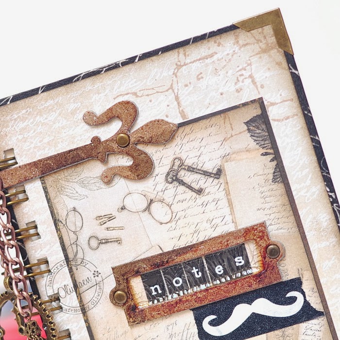 CraftHobby Oliwiaen: Męski notes / Masculine Notebook