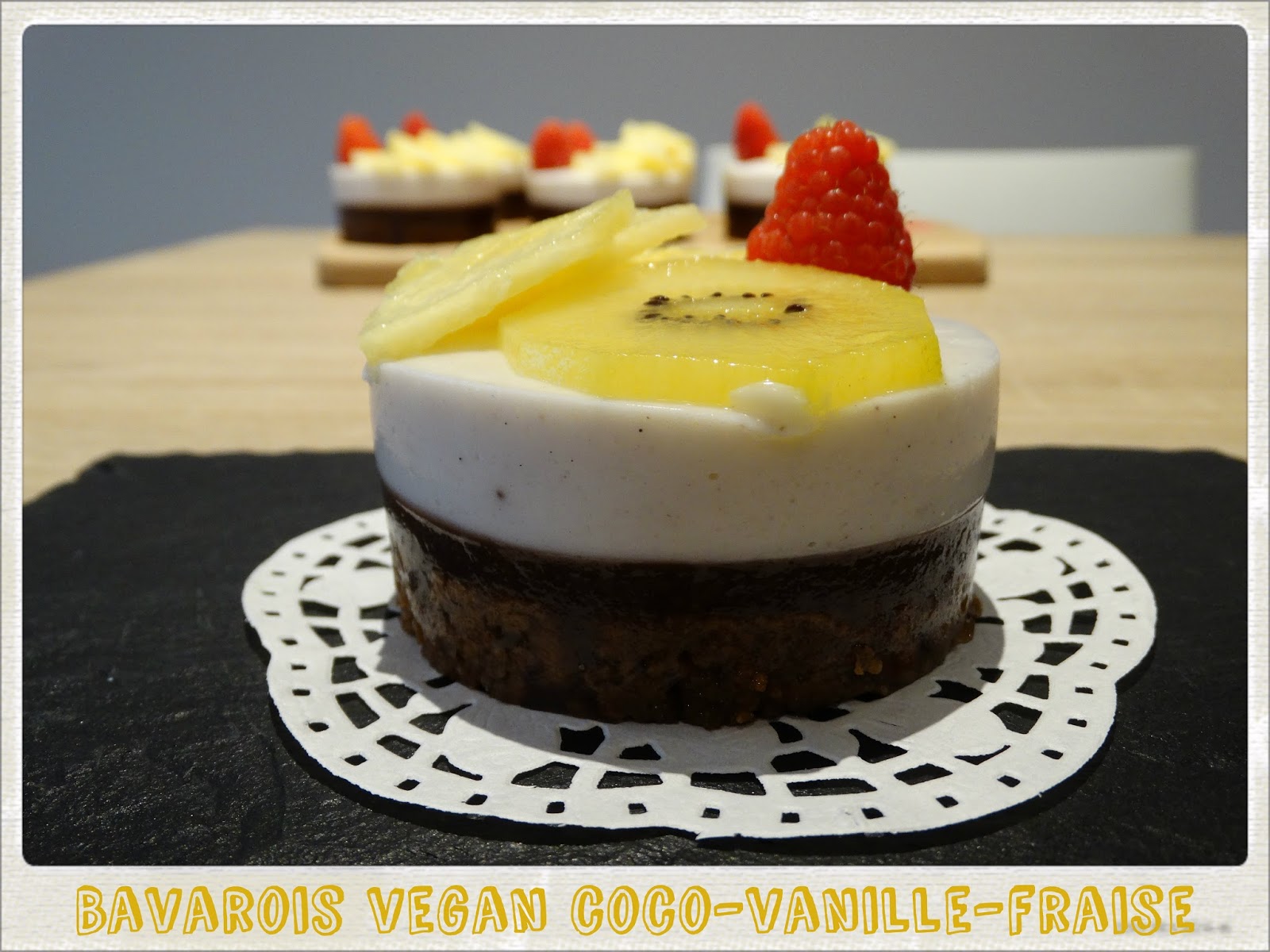 #39 Le Bavarois Végétalien Coco-Vanille-Fraise