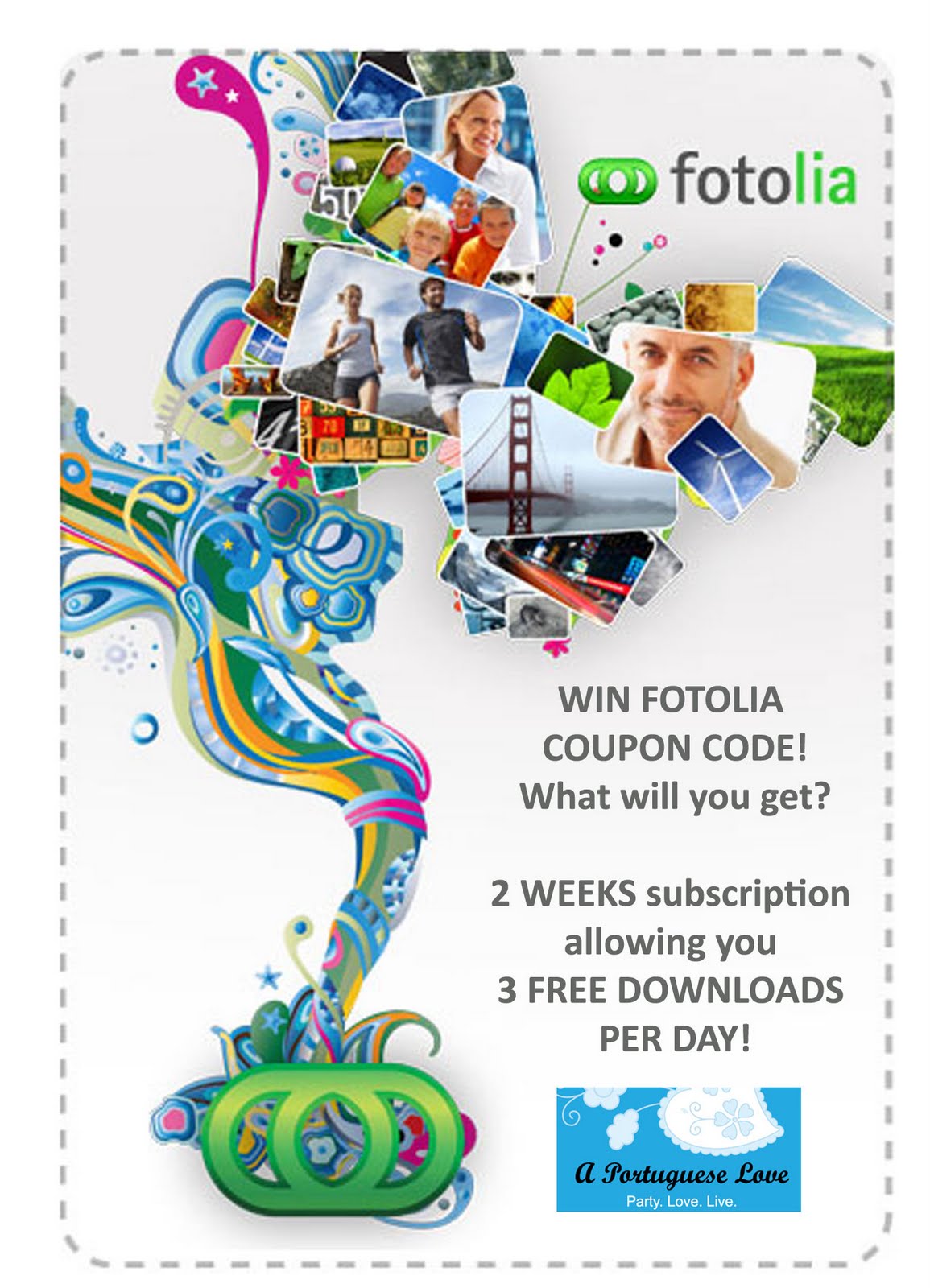 Enter giveaway to win stock images from Fotolia for free!