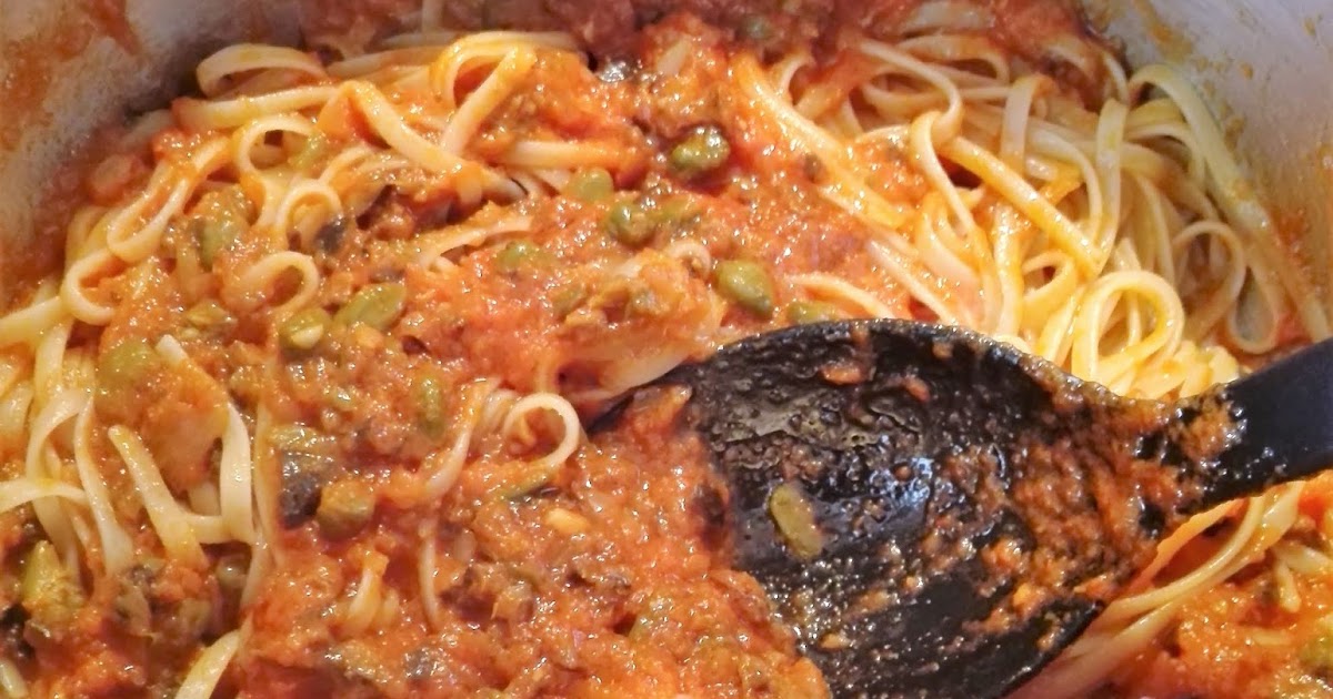 Vamos a cocinar con Yoli e Inés: Salsa Puttanesca con thermomix