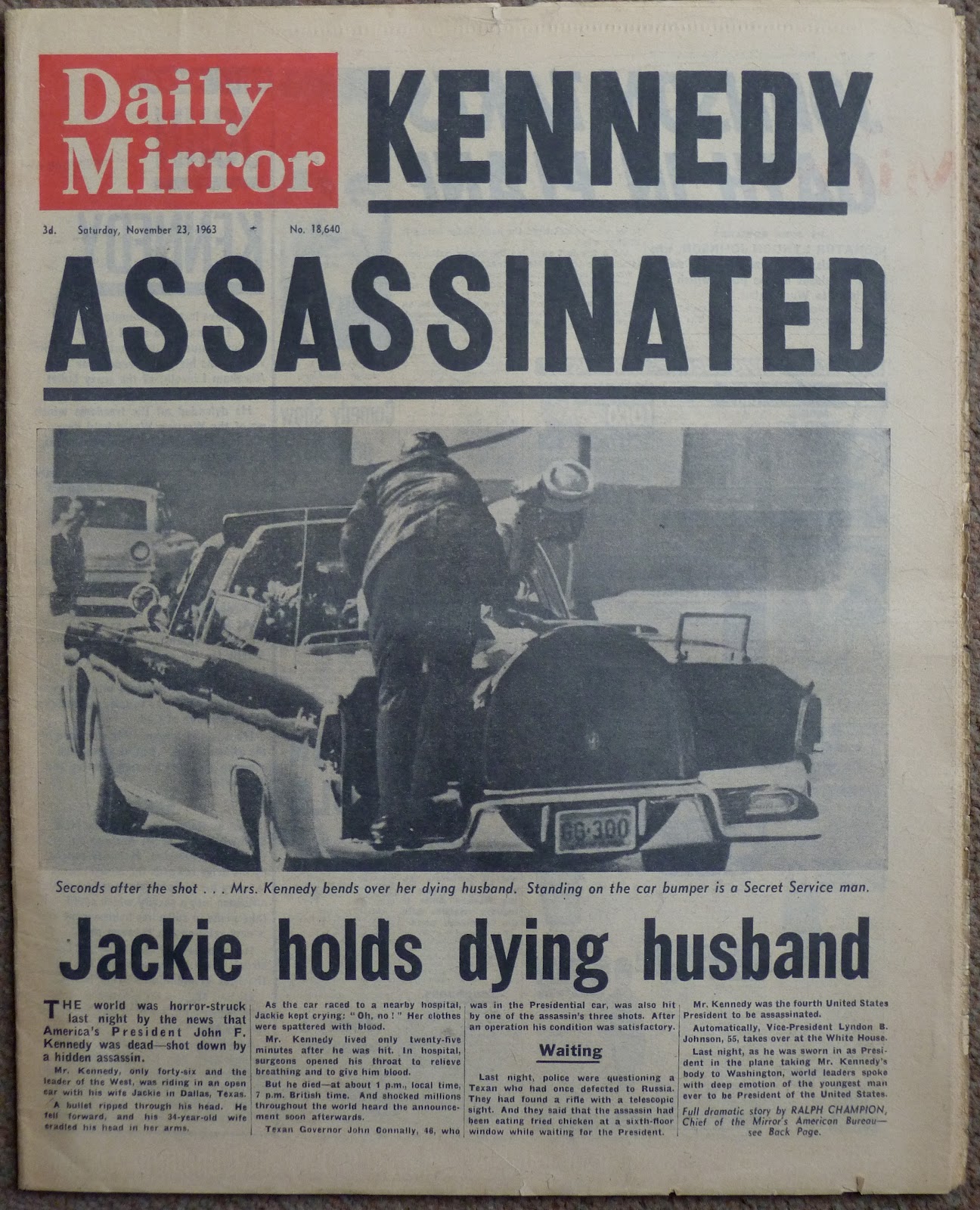 Hold The Front Page: JFK Assassination