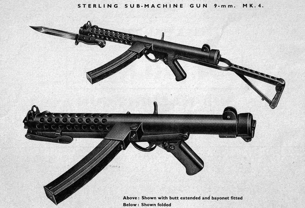 Pistol Mitraliur/Submachine Gun - Patchett Sterling L2a1 - Not Angka ...