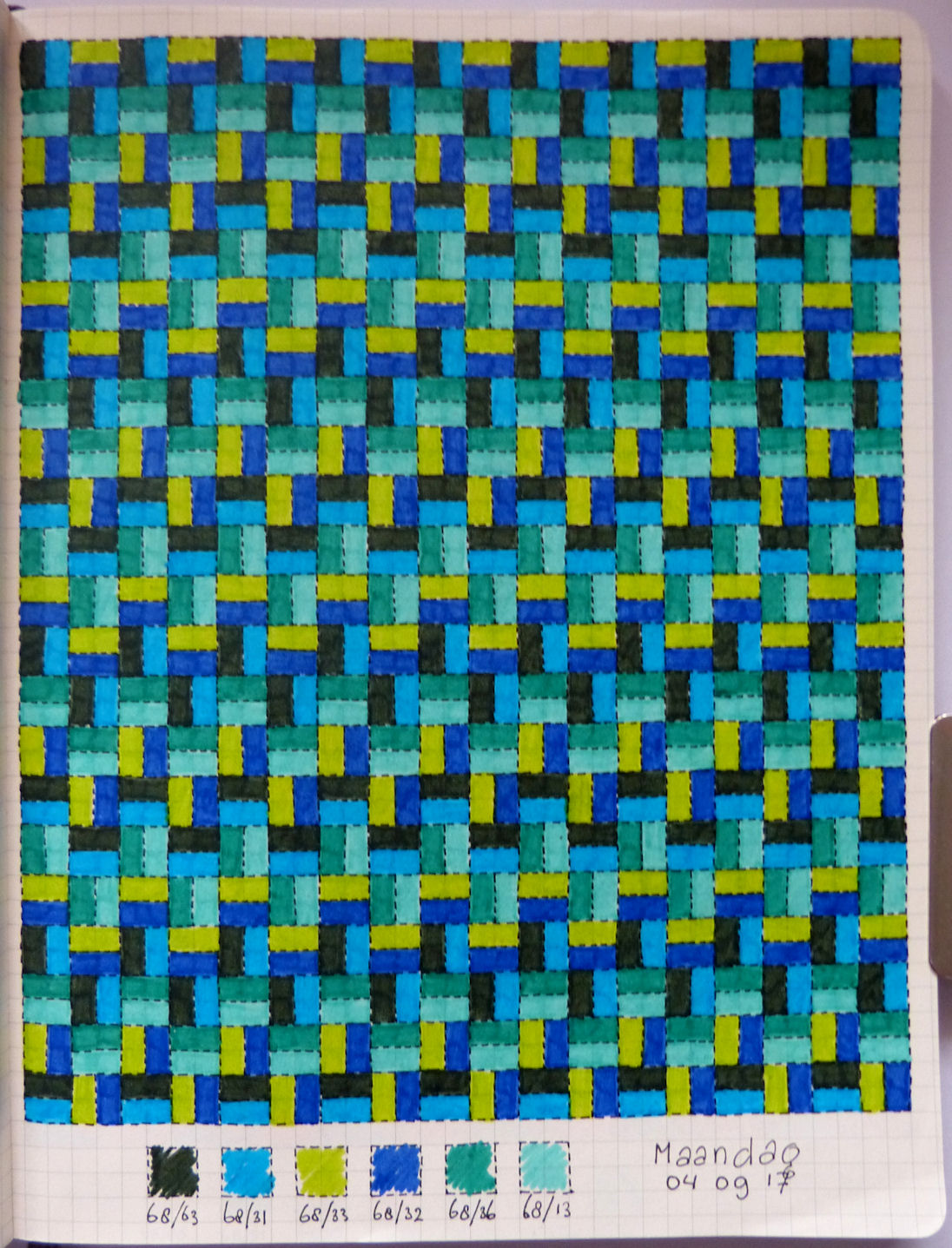 Caatje's Artsy Stuff: Grid drawings