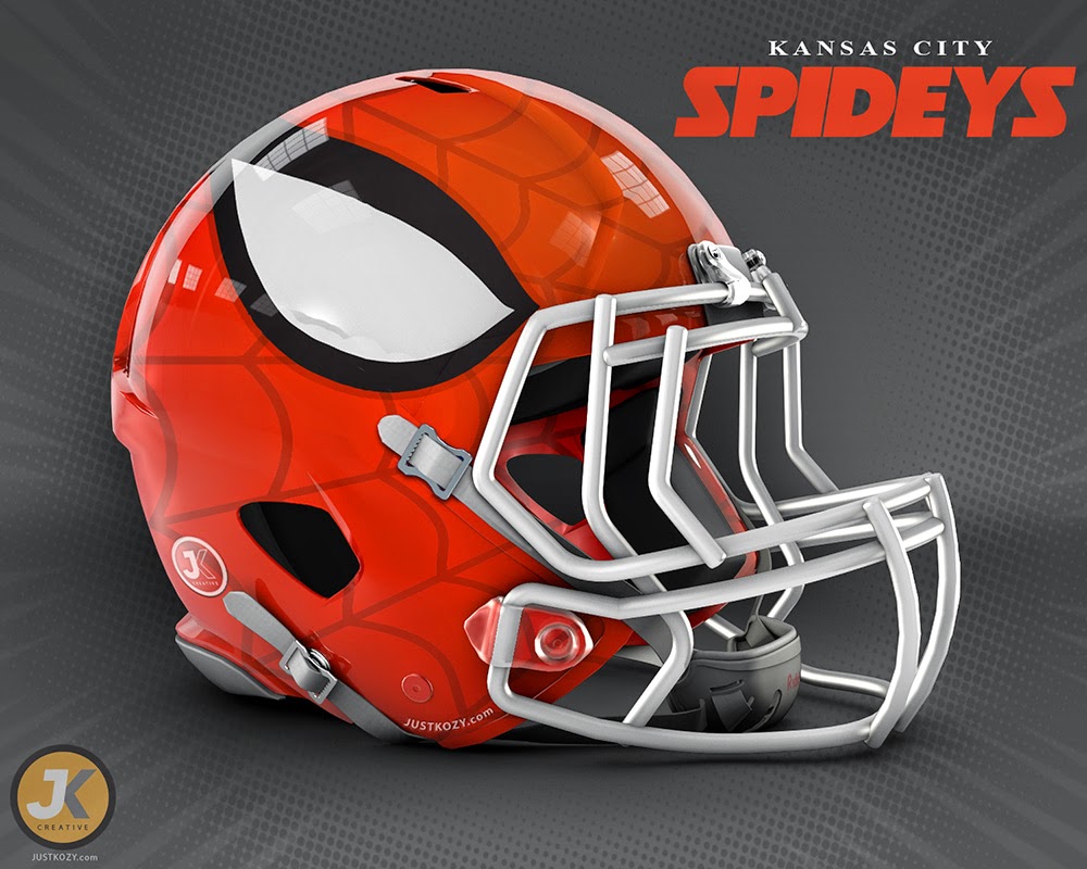 JIMSMASH ! ! !: NFL HELMETS - MARVEL STYLE