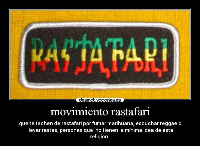 Triple A: MOVIMIENTO RASTAFARI