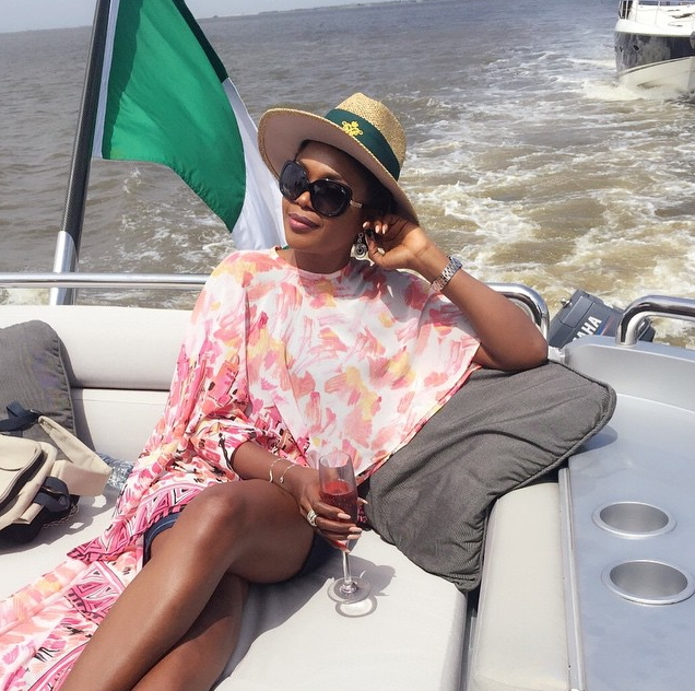 Photos: Omoni Oboli Enjoys Boat Cruise With Akon In Lagos Nigeria ...
